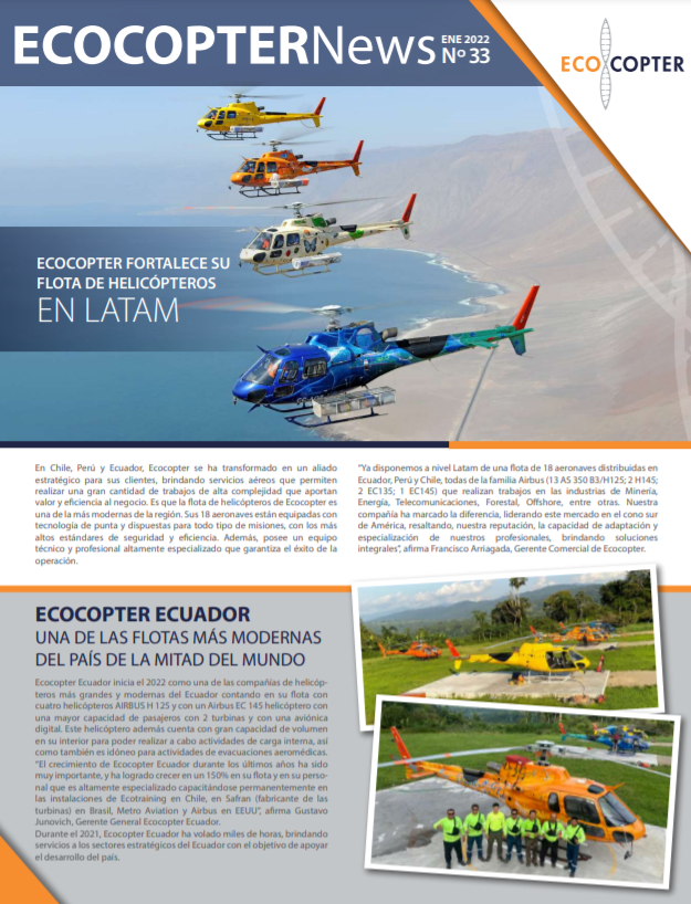 Noticias | Ecocopter | Transporte de pasajeros y carga